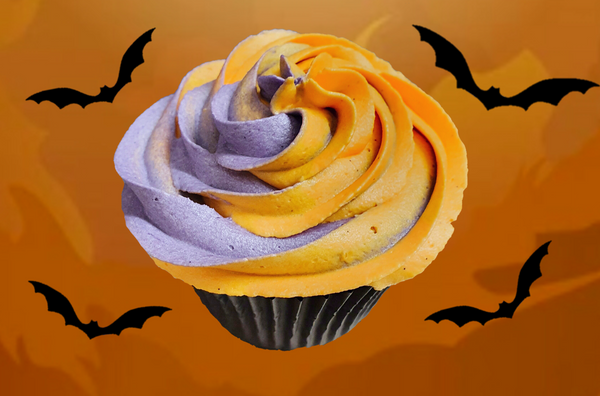 Halloween Vanilla Duo Cupcakes. Free delivery in Birmingham. Birthday ...