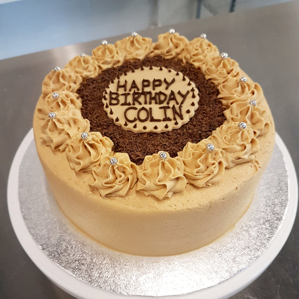 Coffee Buttercream Layer Cake. Birmingham. Birthday Cake – Togri Bakery